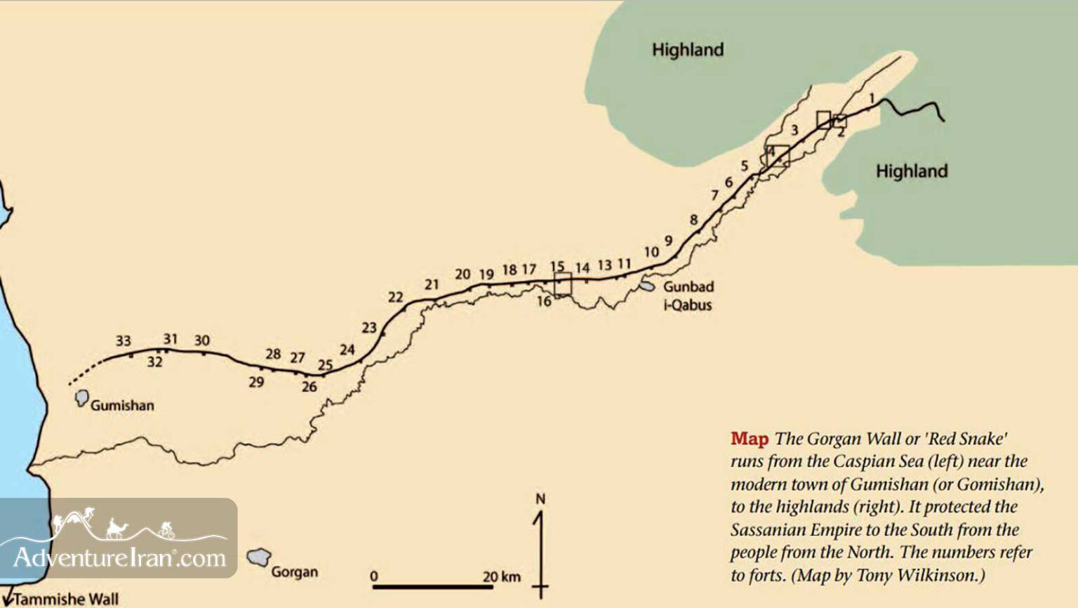 The Great Wall of Gorgan - ADVENTURE IRAN Official Website - Iranian ...