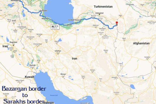Iran country size and borders length - ADVENTURE IRAN Official Website ...