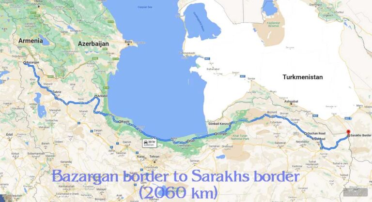 Iran country size and borders length - ADVENTURE IRAN Official Website ...