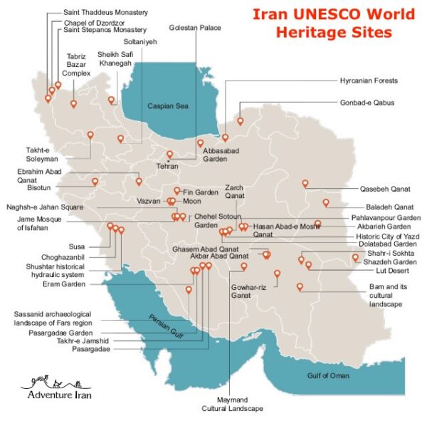 Iran UNESCO World Heritage Sites List - ADVENTURE IRAN Official Website ...